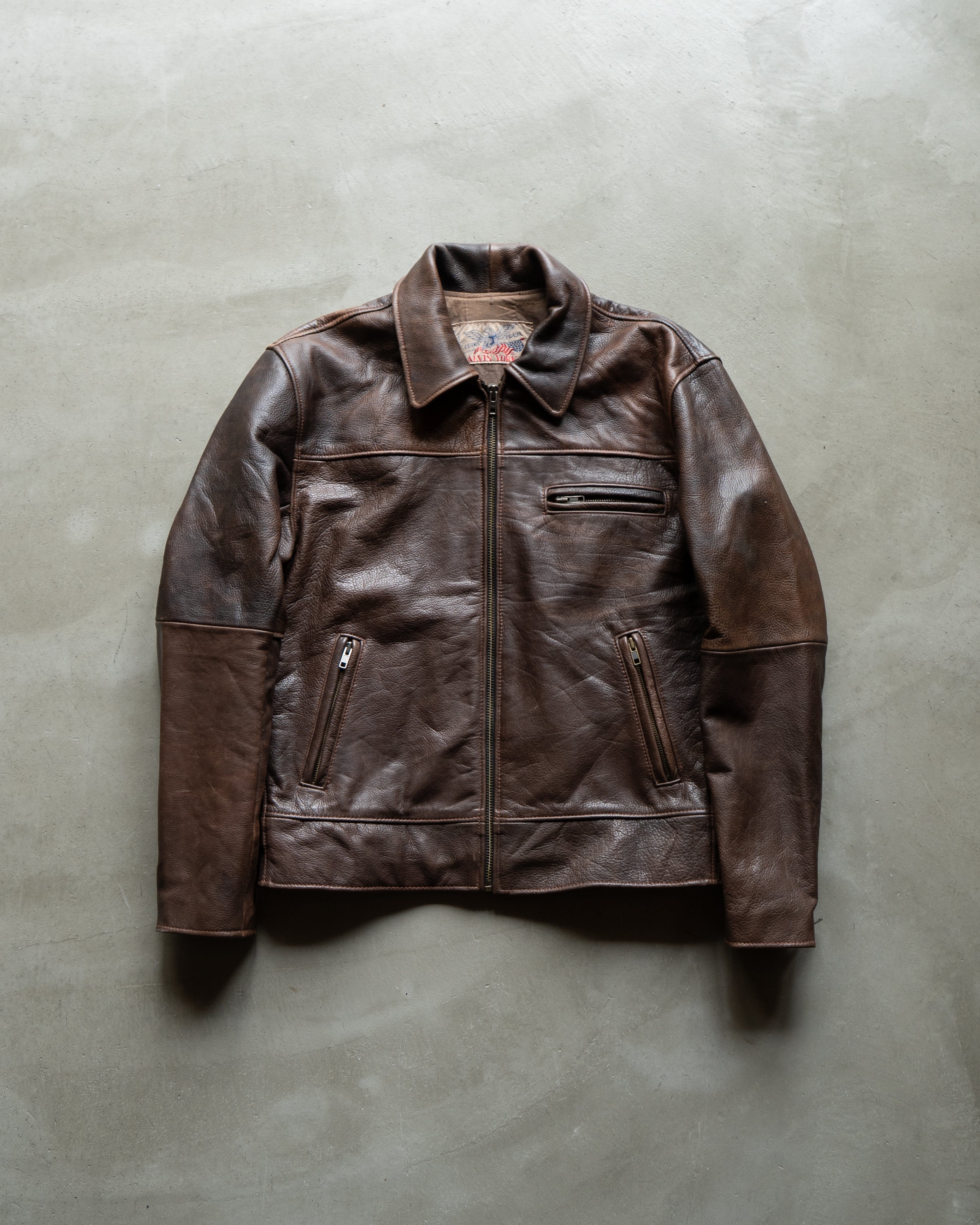 ALVIN YORK single leather jacket made in france – iro-kanazawa
